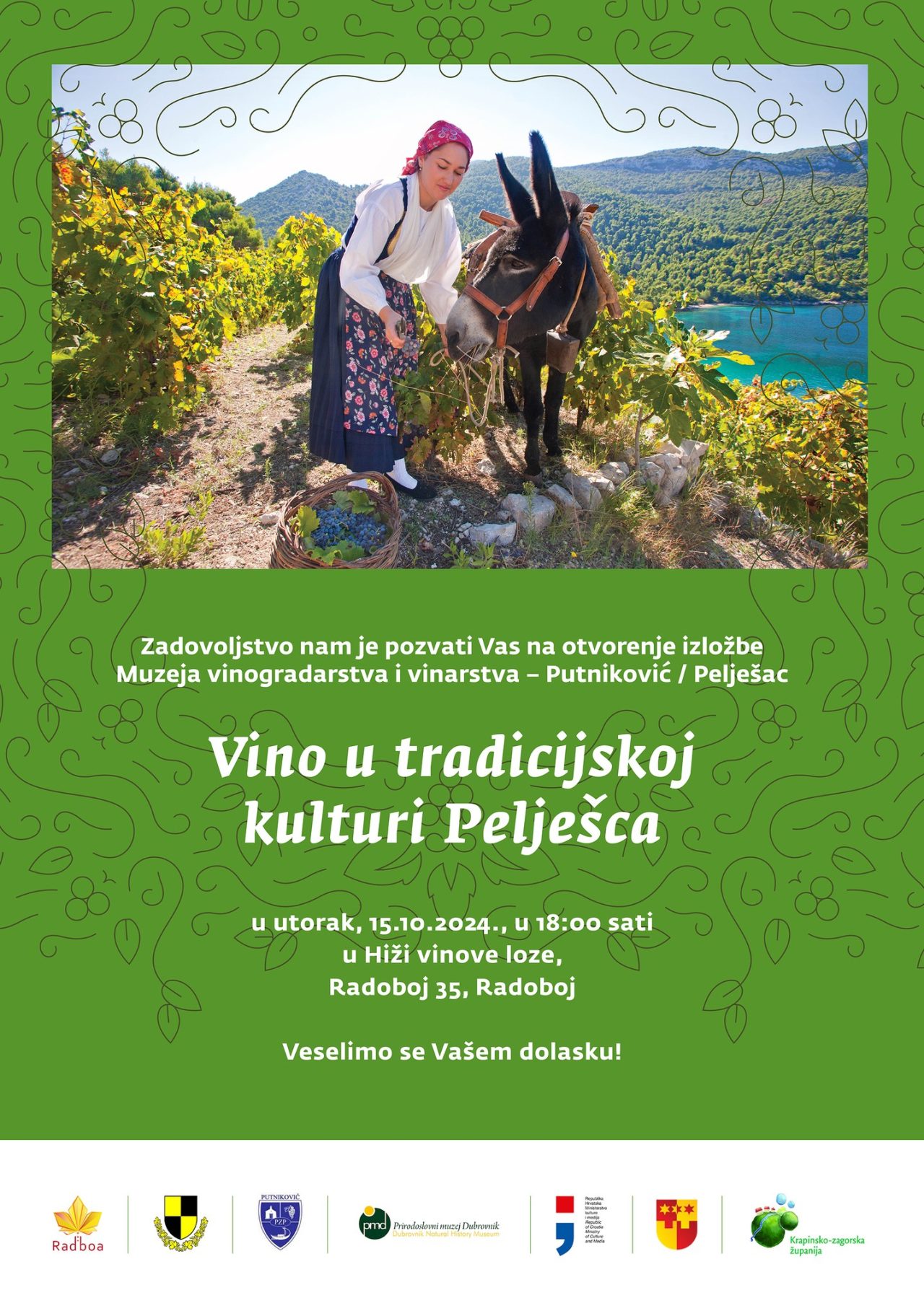 U Muzeju Radboa izložba Vino u tradicijskoj kulturi Pelješca - Radio ...