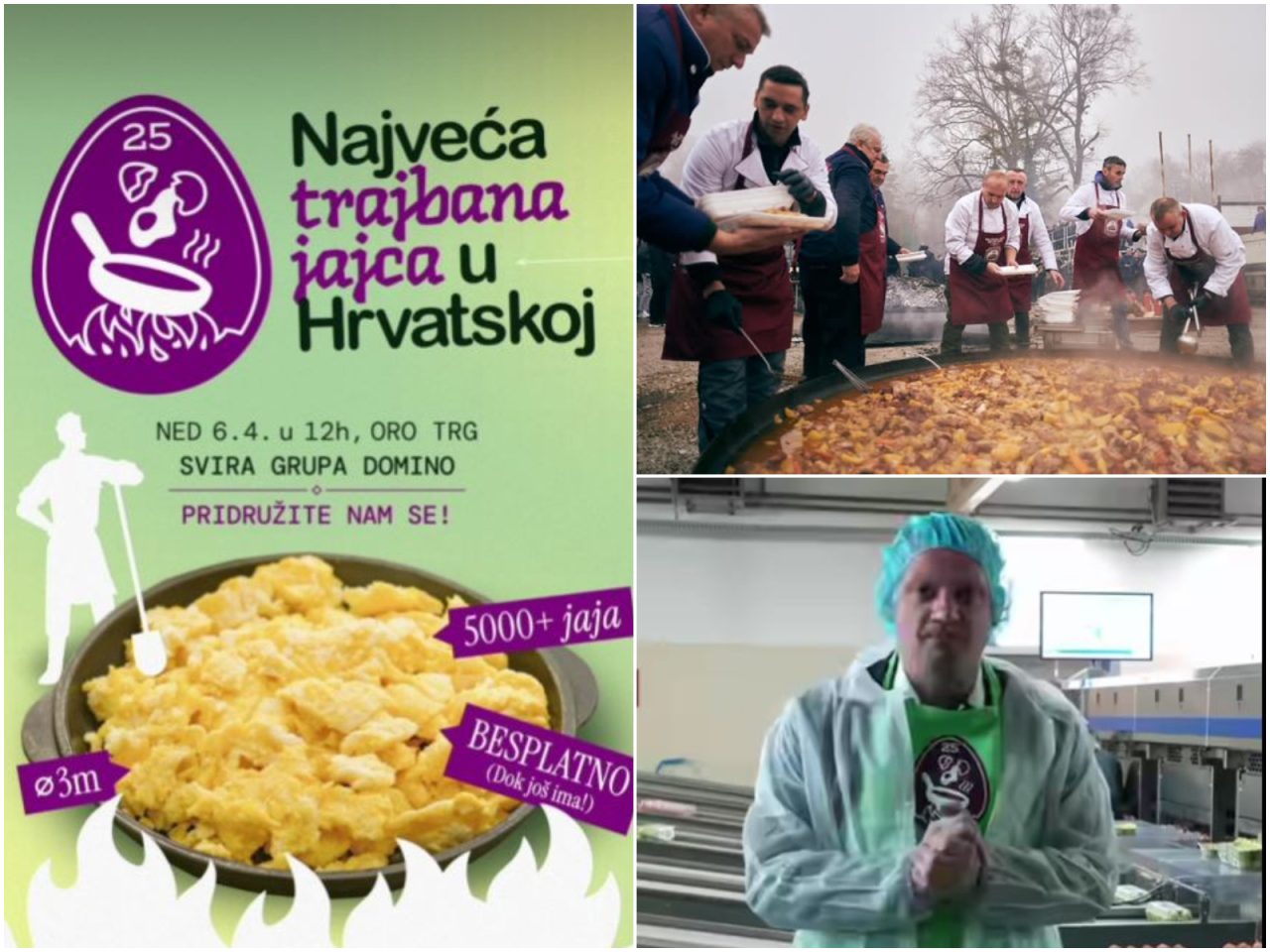 U Oroslavju se sutra pripremaju najveća trajbana jajca u Hrvatskoj ...